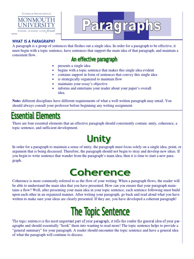 What Is A Paragraph? | PDF | Paragraph | Cognition