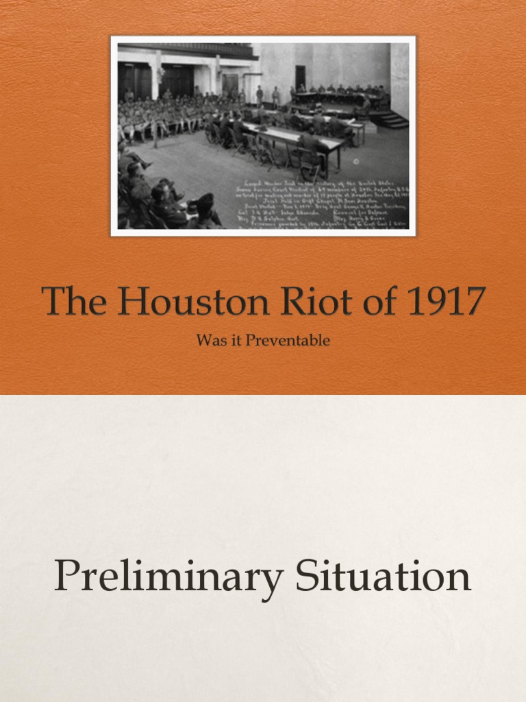 Houston Riot of 1917 Ts History Conf | PDF | Military | Government