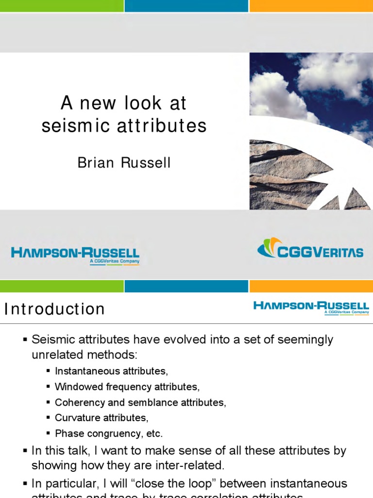 Instantaneous Phase in Seismic Attributes | PDF | Fourier Analysis ...