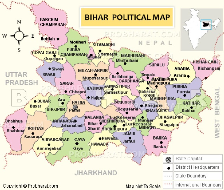Bihar Map