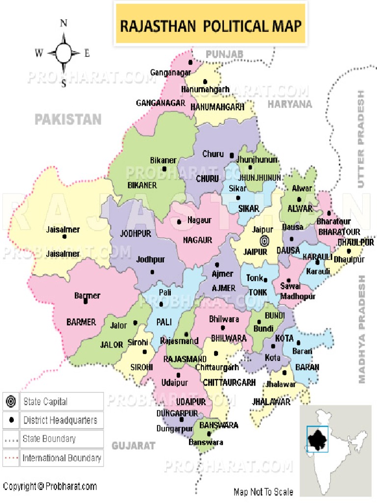 Rajasthan Political Map PDF, 47% OFF | www.pinnaxis.com