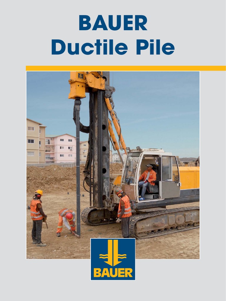 BAUER Ductile Piles | PDF