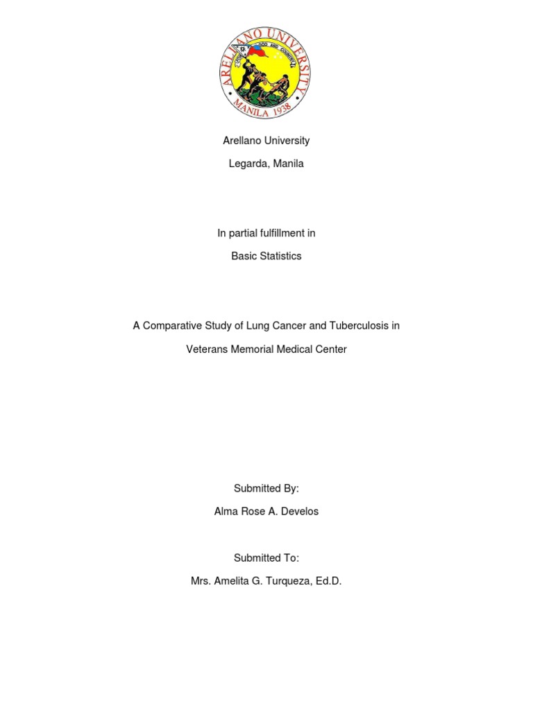 Ar - Basic Stat | Download Free PDF | Lung Cancer | Tuberculosis