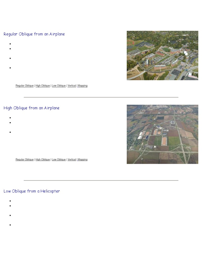 Aerial Photography Techniques Explained | PDF