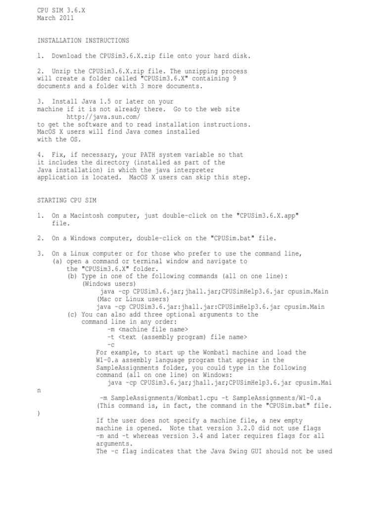 Installation Instructions | PDF | Installation (Computer Programs) | Command Line Interface