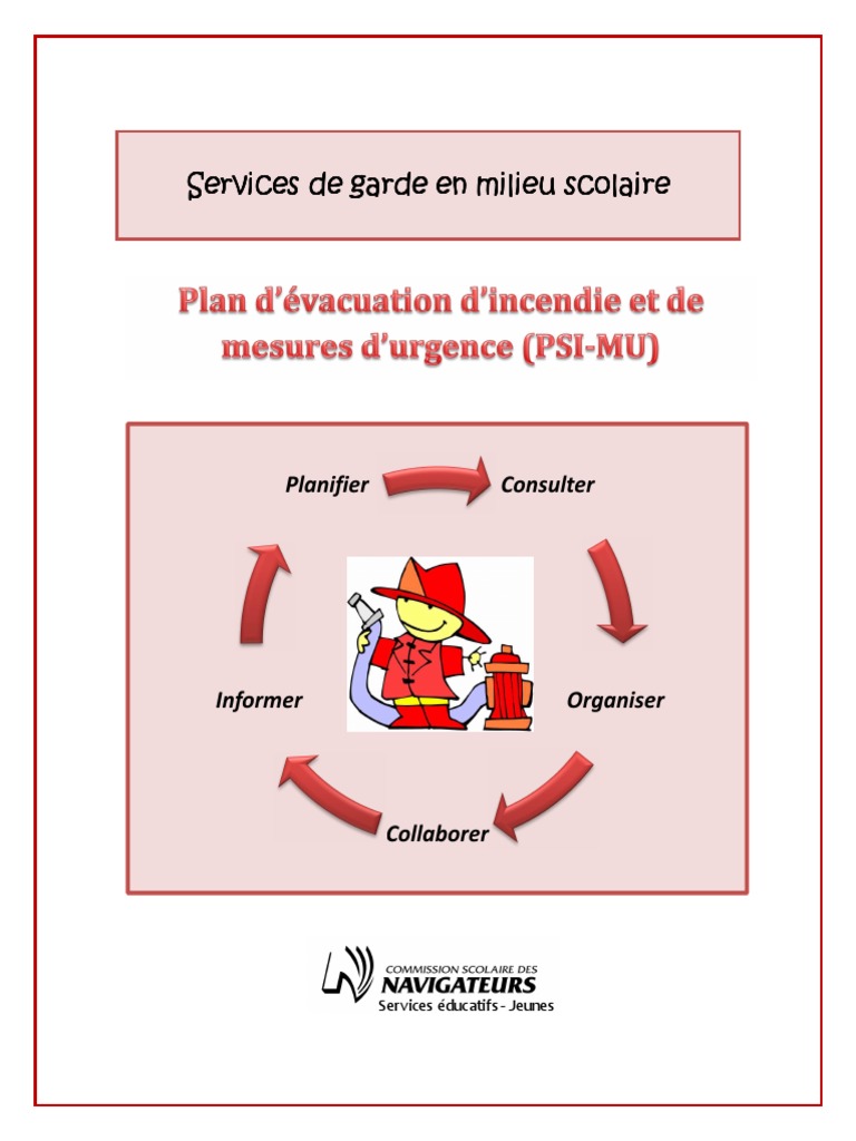 CSDN Plan D Evacuation D Incendie Et Mesures D Urgence | PDF | Sécurité | Pompier