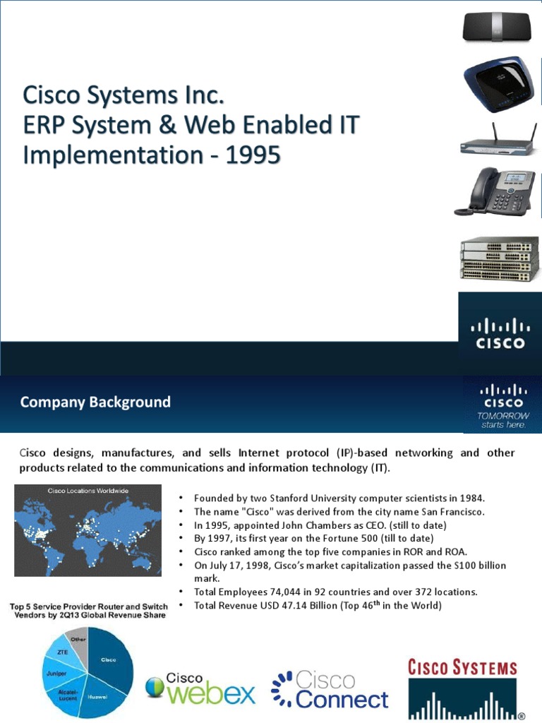 CISCO ERP CASE STUDY | Enterprise Resource Planning | Cisco Systems