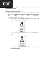 Panduan Pemeriksaan Visus Mata | PDF
