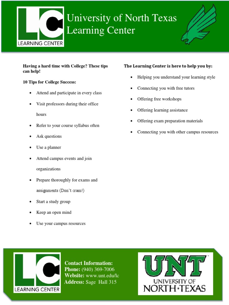 10 Tips for College Success Guide | PDF