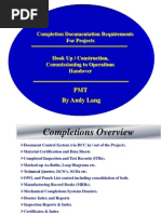 Visio-MECHANICAL COMPLETION FLOWCHART | PDF
