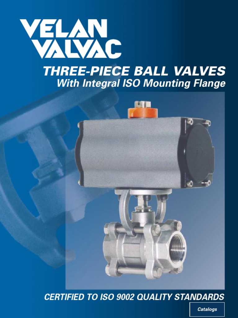 Ball Valves, Three - Piece With Integral ISO Mounting Flange | PDF ...