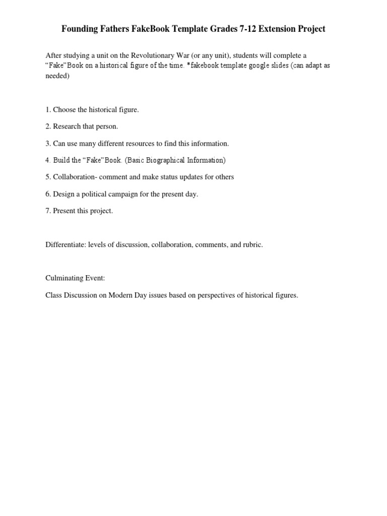 Revolutionary War FakeBook Project | PDF | Social Science | Art