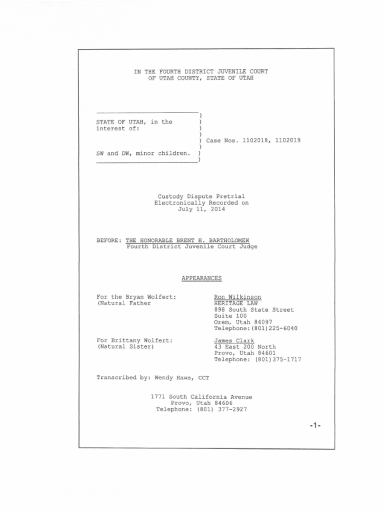 Transcript of Hearing 11 July 2014 PDF | PDF