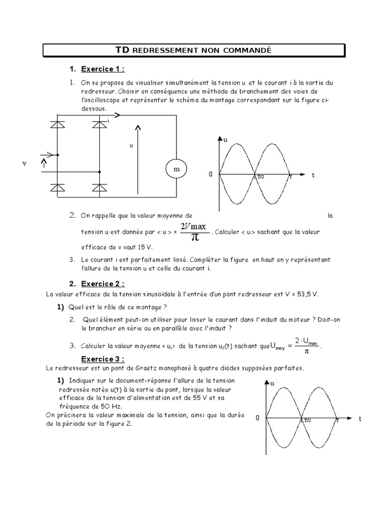 TD Redresseur | PDF