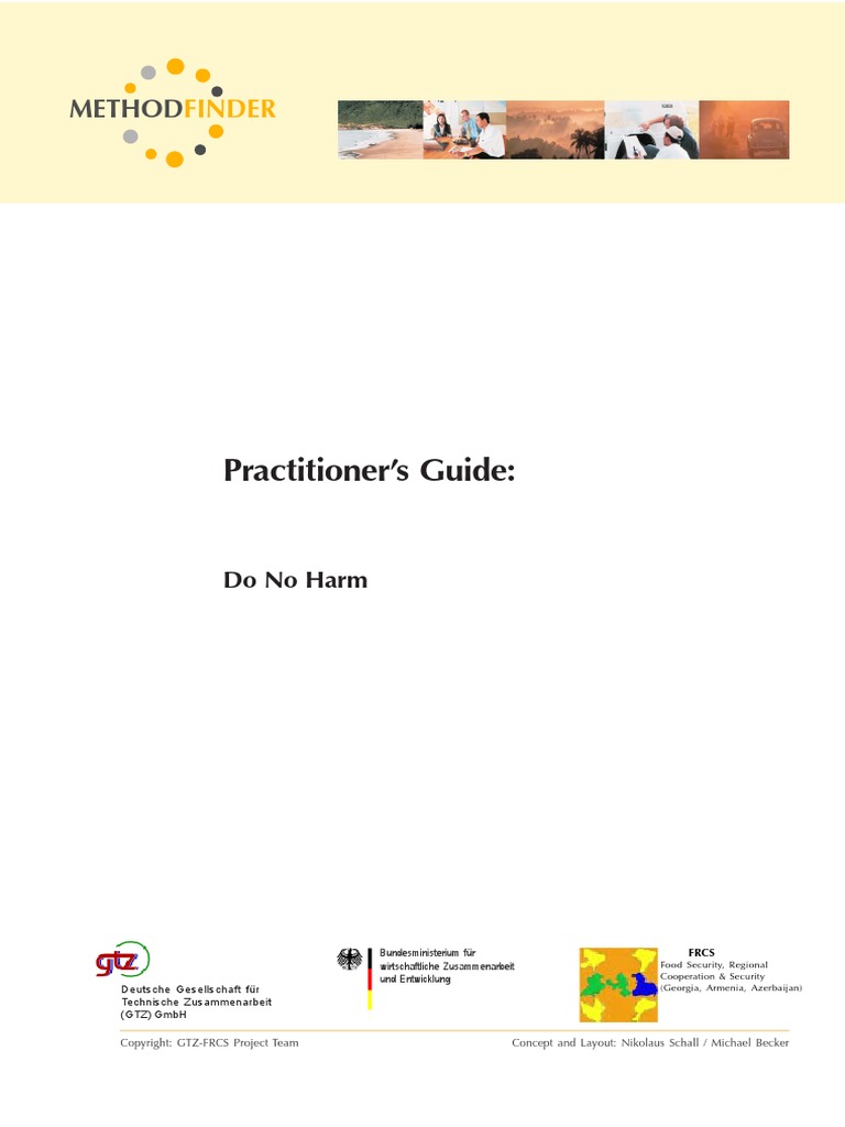 Do No Harm (Local Capacities For Peace) - Method | PDF | Aids | Violence