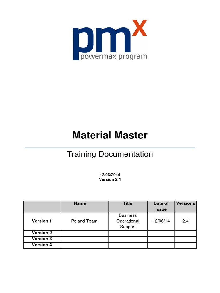 Material Master | PDF | Warehouse | Shelf Life