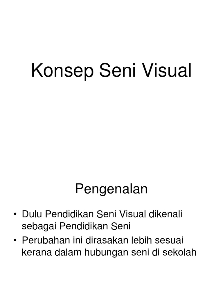 Konsep Seni Visual | PDF