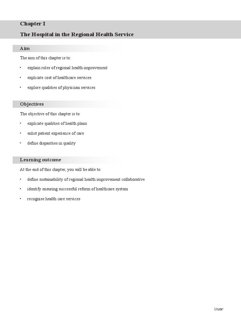 Hospital Planning and Design-Unit 1 | PDF | Health Care | Hospital