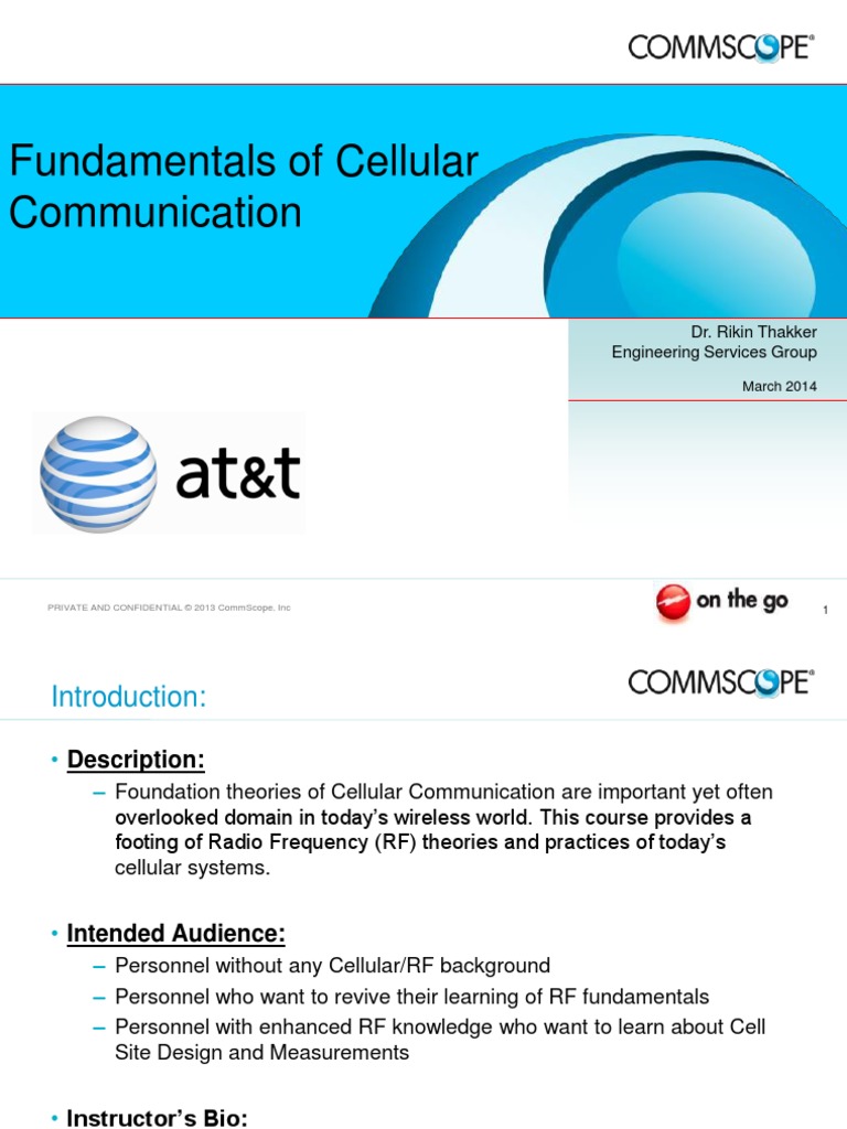 CommScope Cellular Fundamentals DR Thakker PDF | PDF | High Speed ...