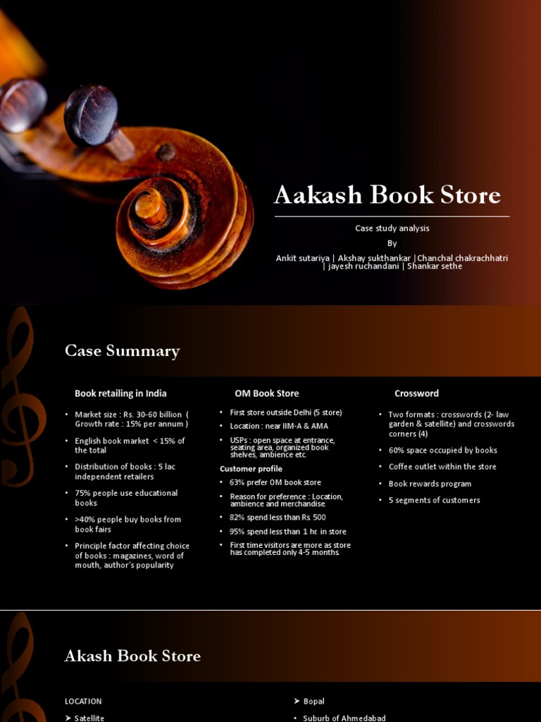 Group 4 - Aakash Book Store | PDF | Career & Growth