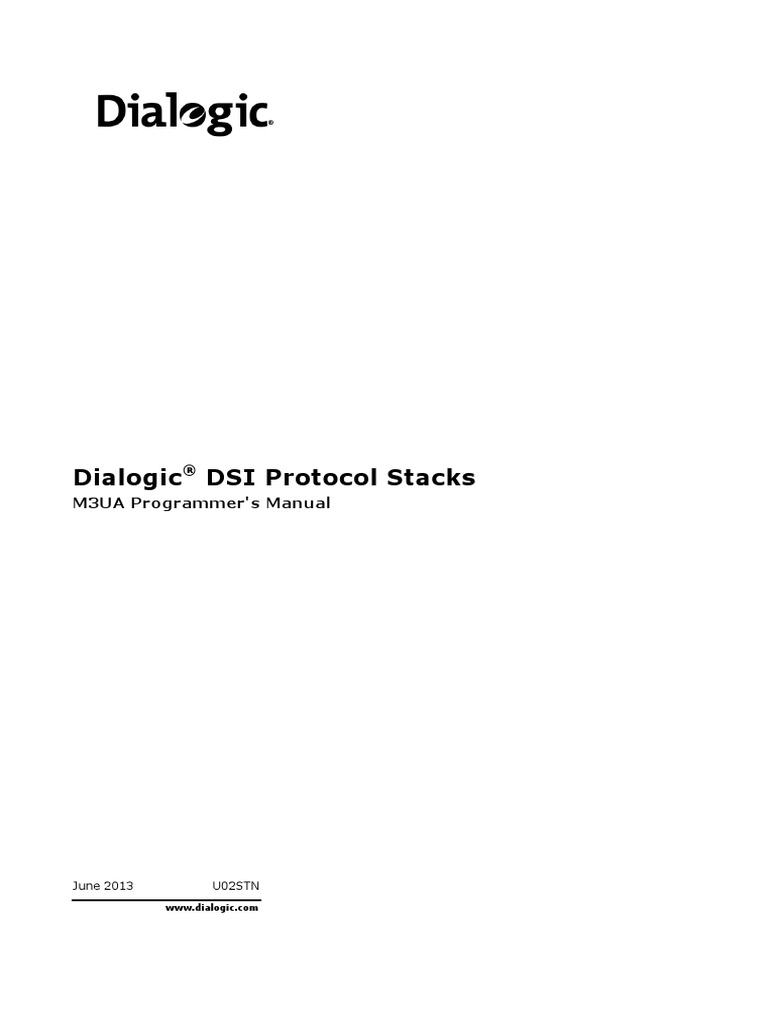 Dsi Stack M3ua Pm Libre Download Free Pdf Communications Protocols Computer Network