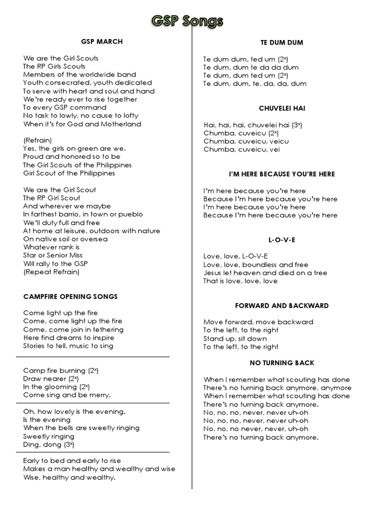 GSP Songs | PDF