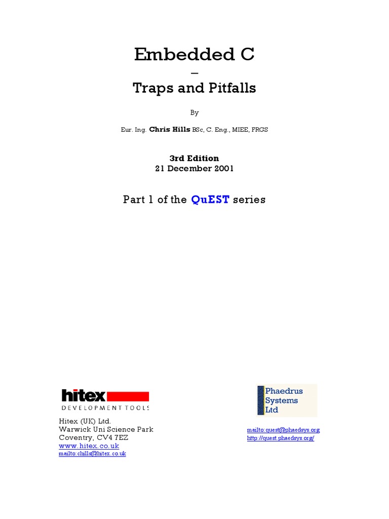 Embedded C Traps and Pitfalls | PDF | Version Control | C (Programming Language)