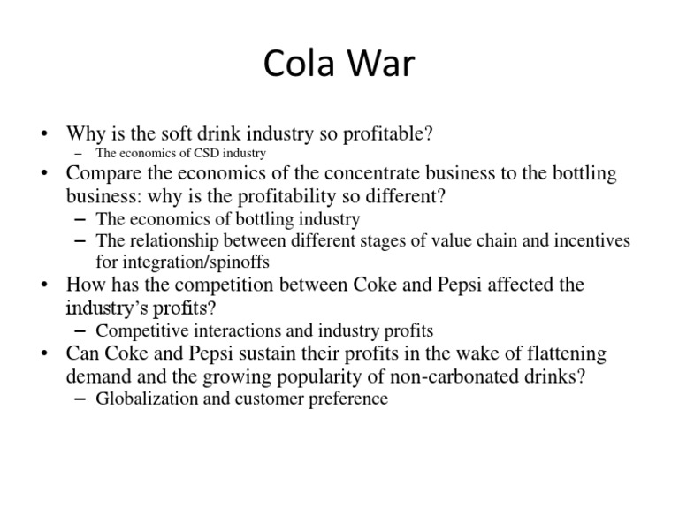 Cola War Case Study | PDF