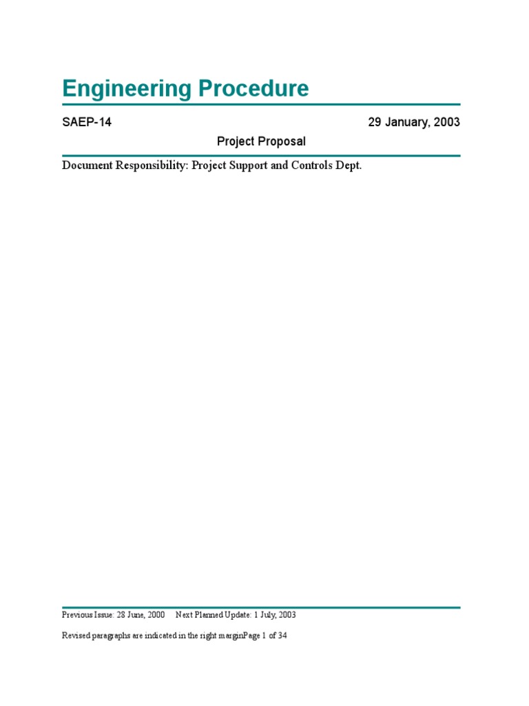 Engineering Procedure | PDF | Specification (Technical Standard ...