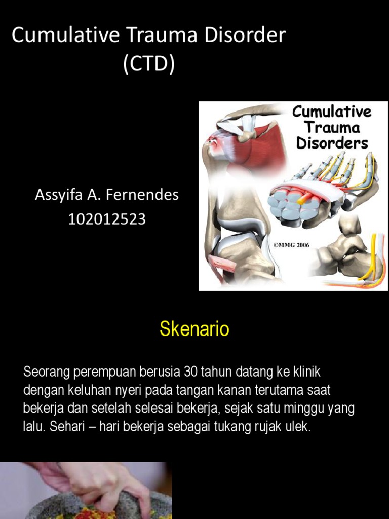 Cumulative Trauma Disorder | PDF