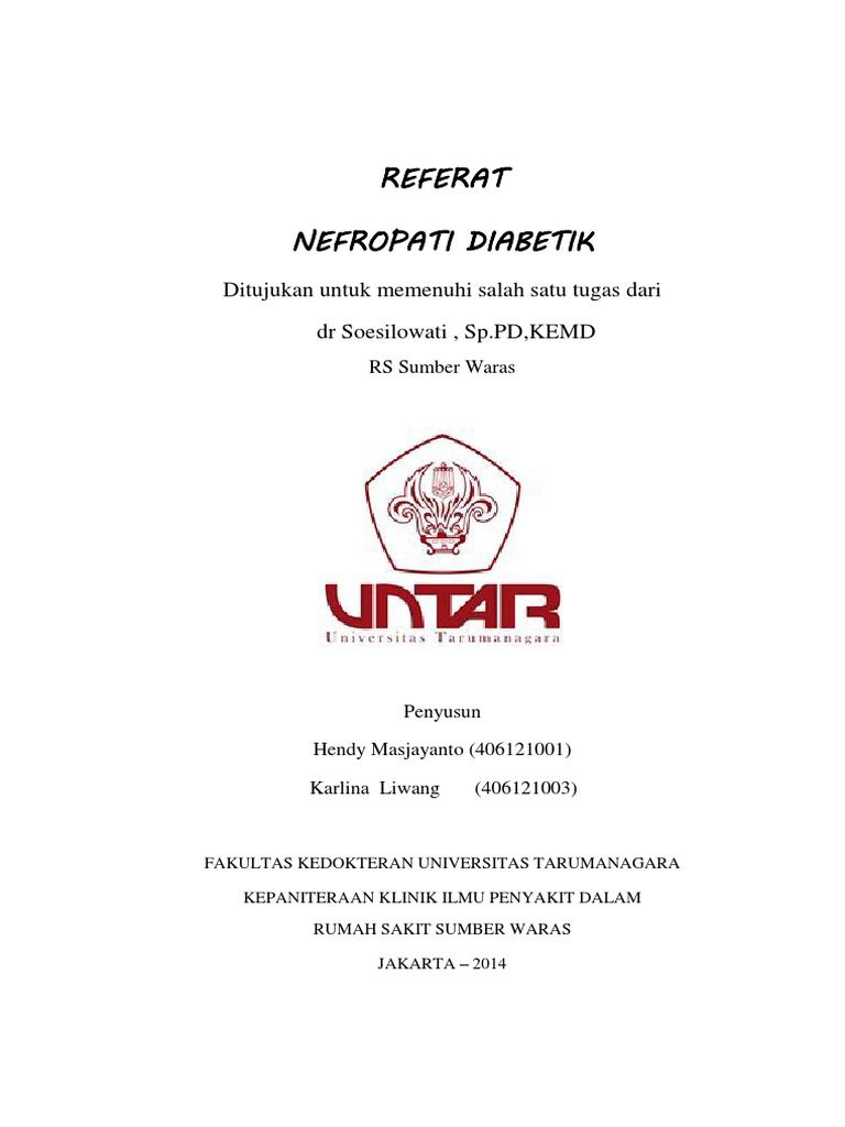 Nefropati-Diabetikum 1 | PDF