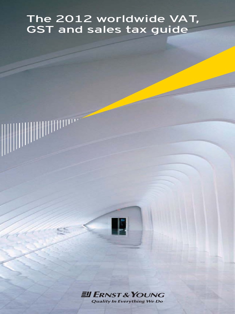 2012 Worldwide VAT GST and Sales Tax Guide | PDF | Value Added Tax ...