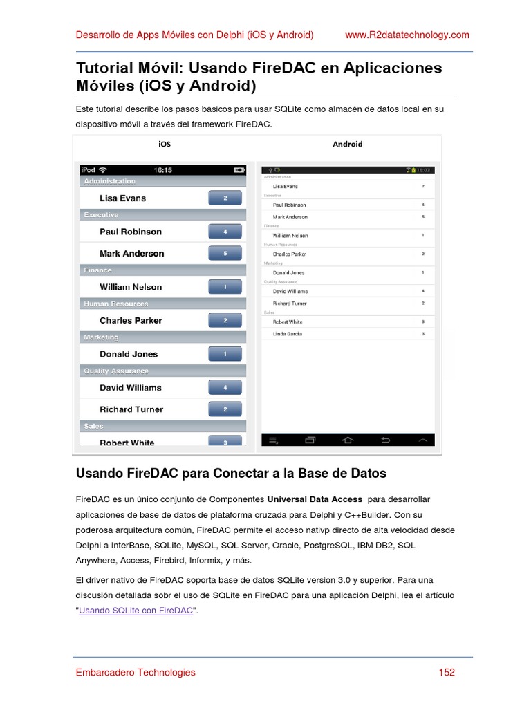 Tutoriales Moviles Delphi XE5-Tut21 | PDF | Android (sistema operativo) | Ios
