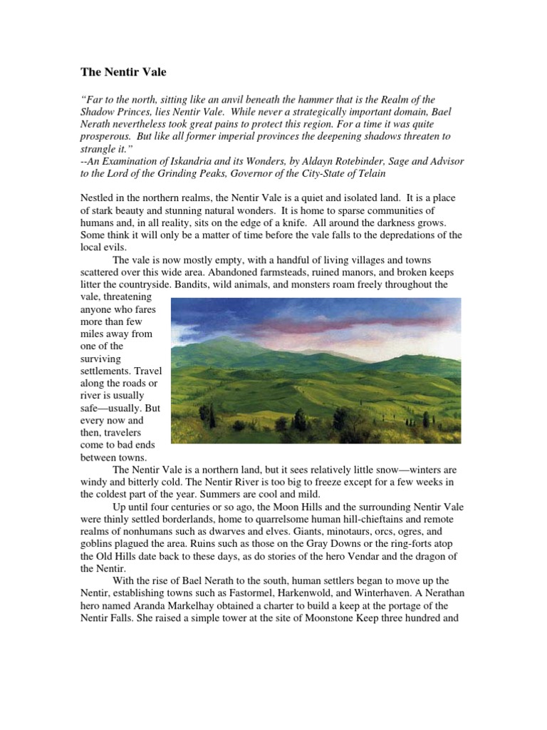 Nentir Vale: A D&D Adventure Guide | PDF | Dwarf (Dungeons & Dragons ...