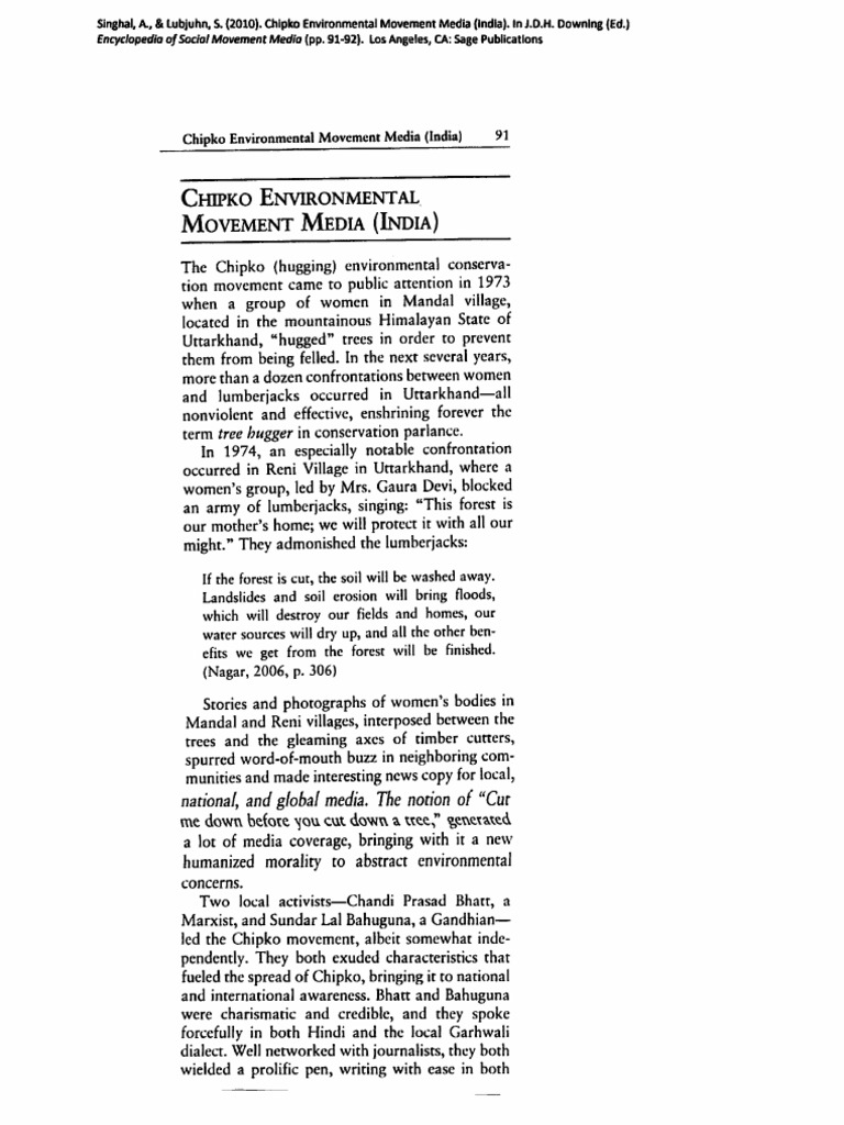 Chipko Movement | PDF