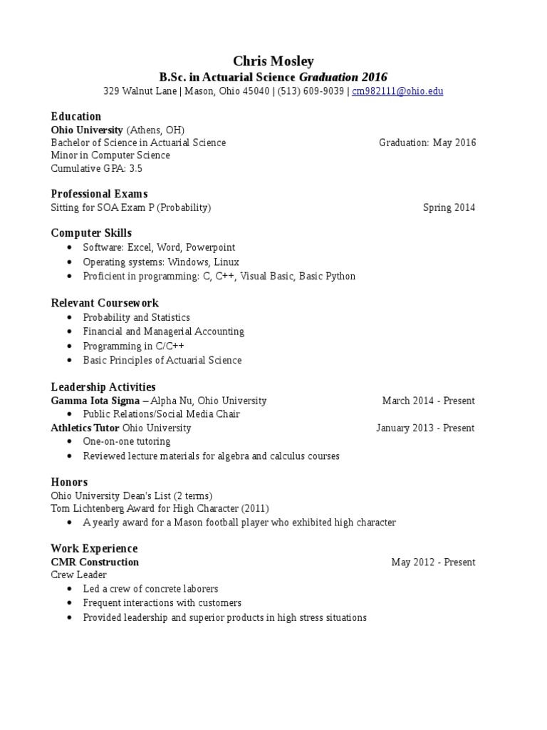 Chris Mosley Resume | PDF | Art | Computers