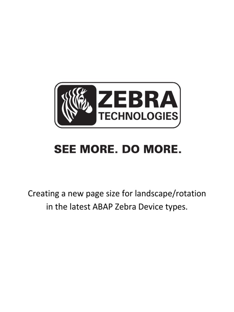 Zebra Manual y Configuracion SAP | Download Free PDF | Icon (Computing ...