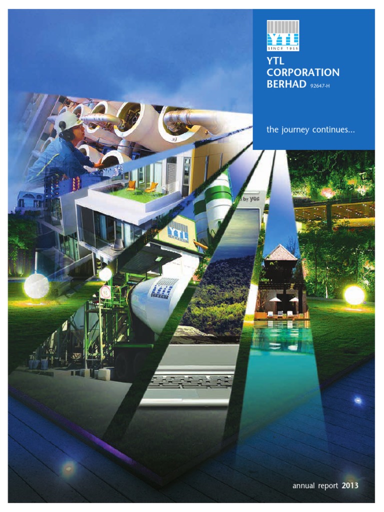 YTL Corporation Berhad_Annual Report 2013 | Energy And Resource ...
