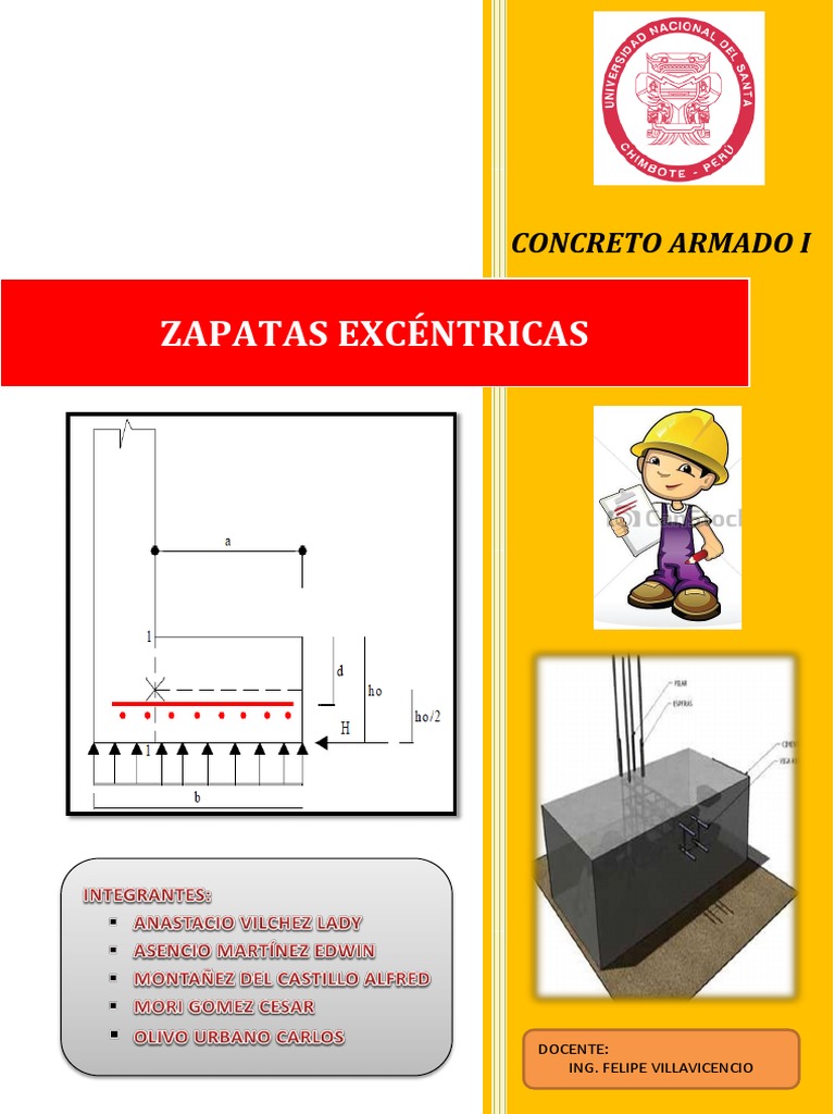 Zapatas Excentricas-Concreto | PDF | Fundación (Ingeniería ...