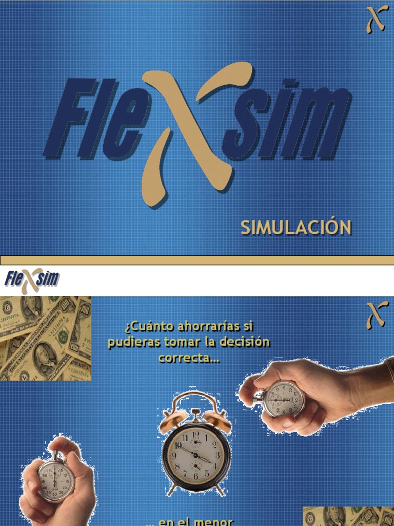 Presentacion Simulador Flexsim | PDF | Optimización Matemática | Inventario