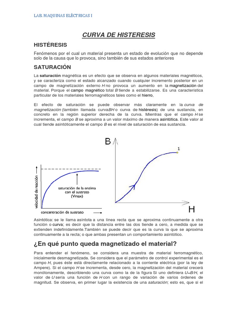 Curva de Histeresis | PDF