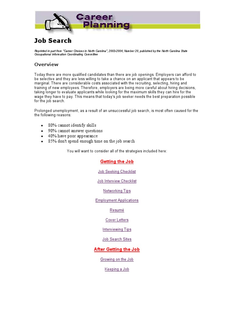 Career Planning Worksheet | PDF | Résumé | Job Hunting