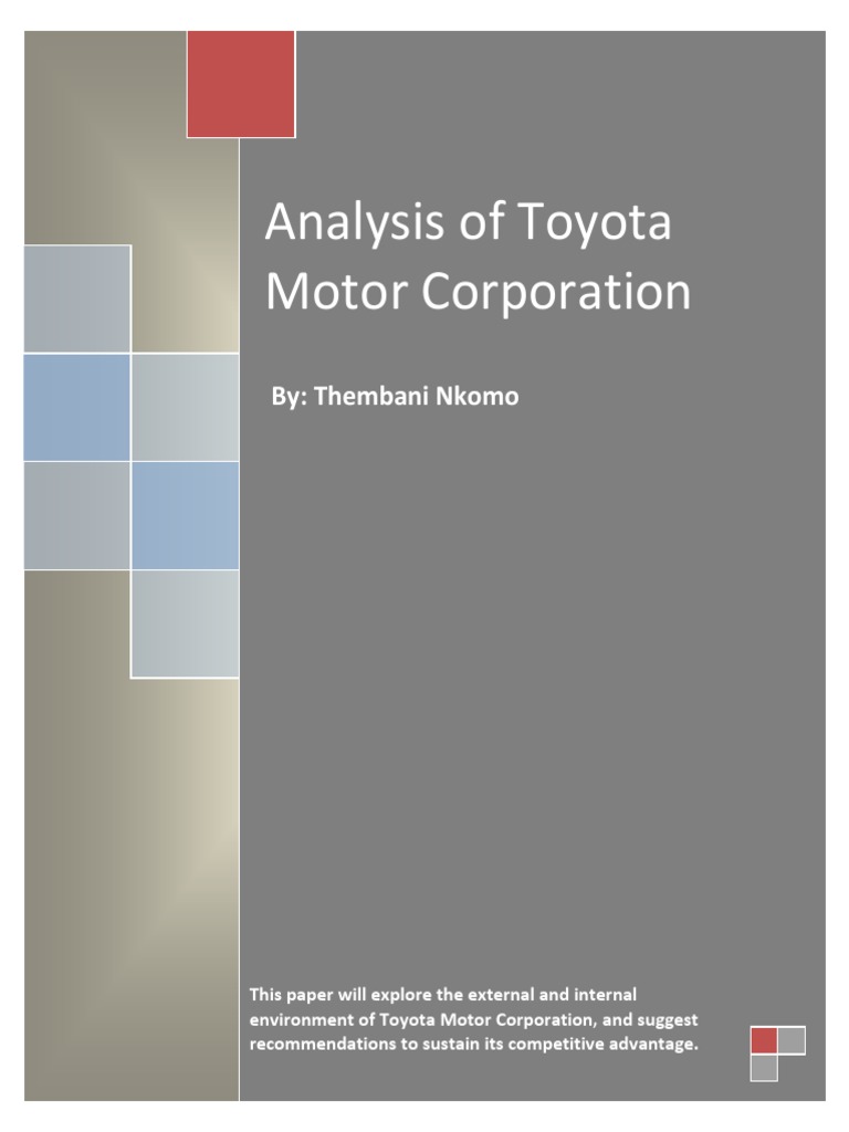 Analysis of Toyota MARKETING | Toyota | Car