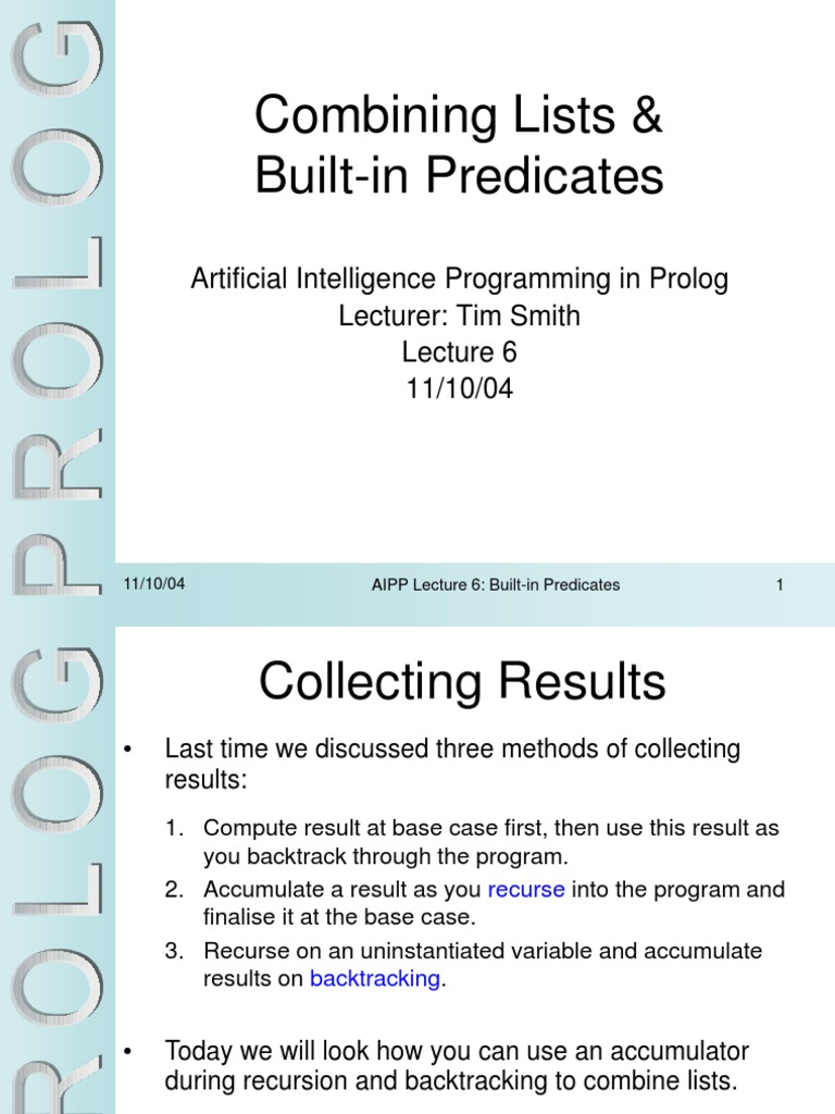 Builtin Predicates | Download Free PDF | Mathematical Concepts ...
