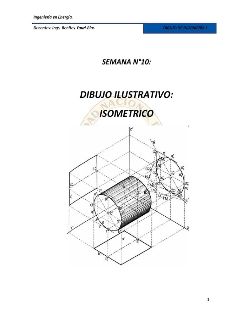 Dibujo Isométrico en Ingeniería | PDF