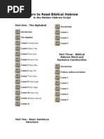 Hebrew Alphabet Chart with Pronunciation | PDF | Languages Of Israel ...
