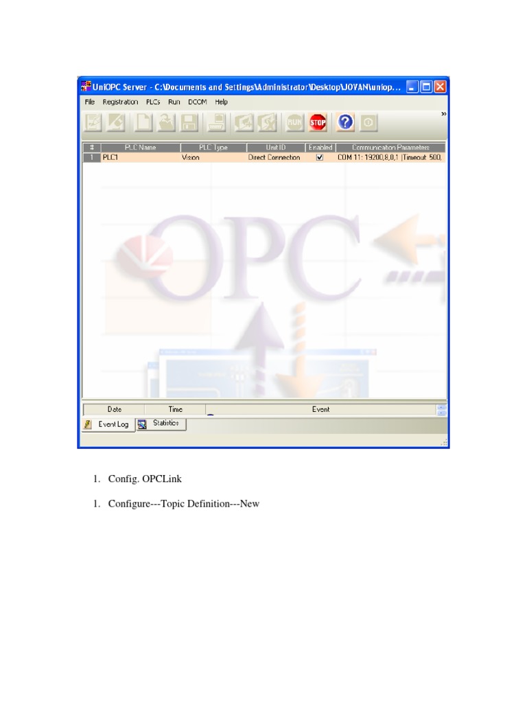 CONFIGURAR OPCLINK-uniopc Opclink Intouch | PDF | Computing | Software
