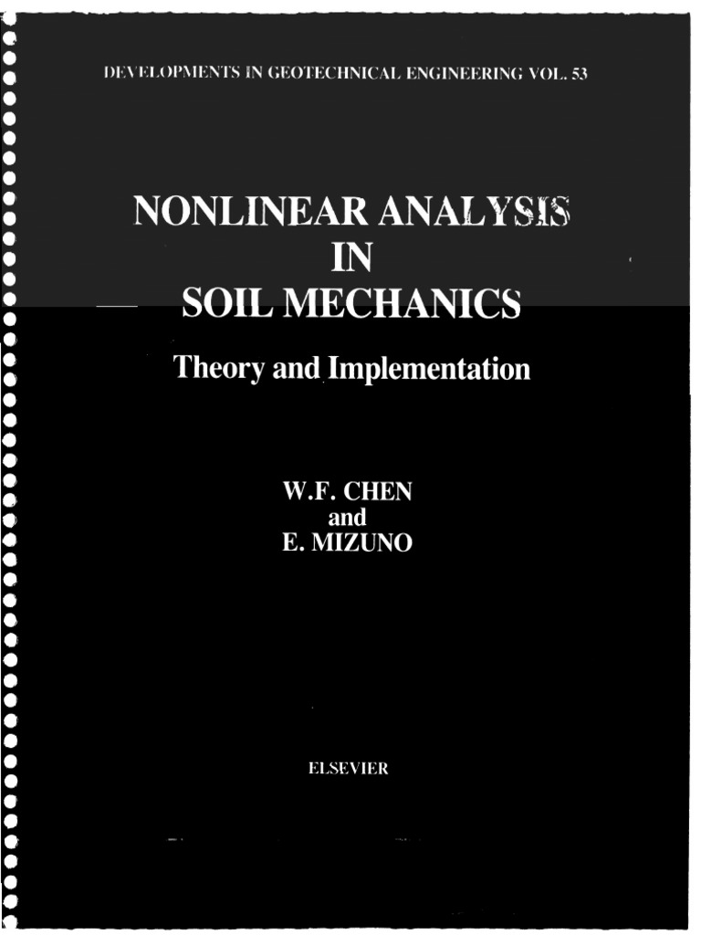 Nonlinear Analysis in Soil Mechanics | PDF