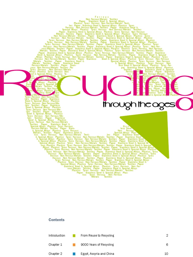 Recycling Through The Ages | PDF | Bronze | Metals
