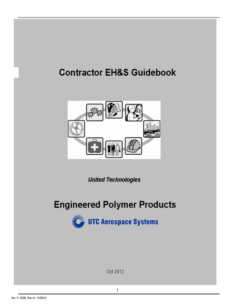 Contractor EHS Guidebook United Technologies Corporation | Download Free PDF | Elevator ...